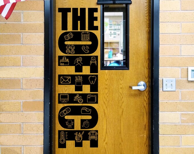 The Office, Teacher Decal, School Classroom, Vinyl Wall Decal ...