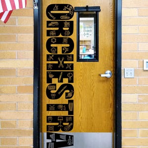 Orchestra, Full Orchestra, Teacher Decal, School Classroom, String ...