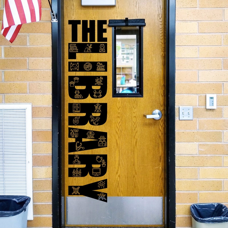 Library Wall Decals - Etsy