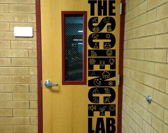The BIOLOGY Lab Teacher Decal School Classroom Vinyl Wall - Etsy