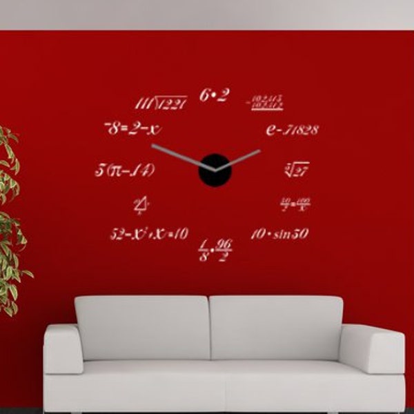 Clock Wall Decal - Etsy