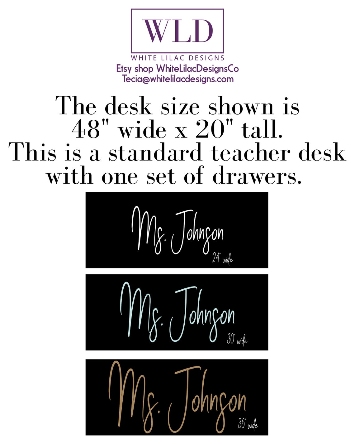 Teacher Name Teacher Desk Decal Classroom Decor Vinyl Wall | Etsy