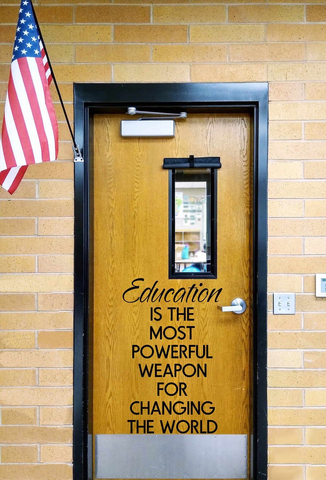 Education, Change the World, Hard Work Dedication Decal, Classroom ...