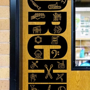 Orchestra, Full Orchestra, Teacher Decal, School Classroom, String ...