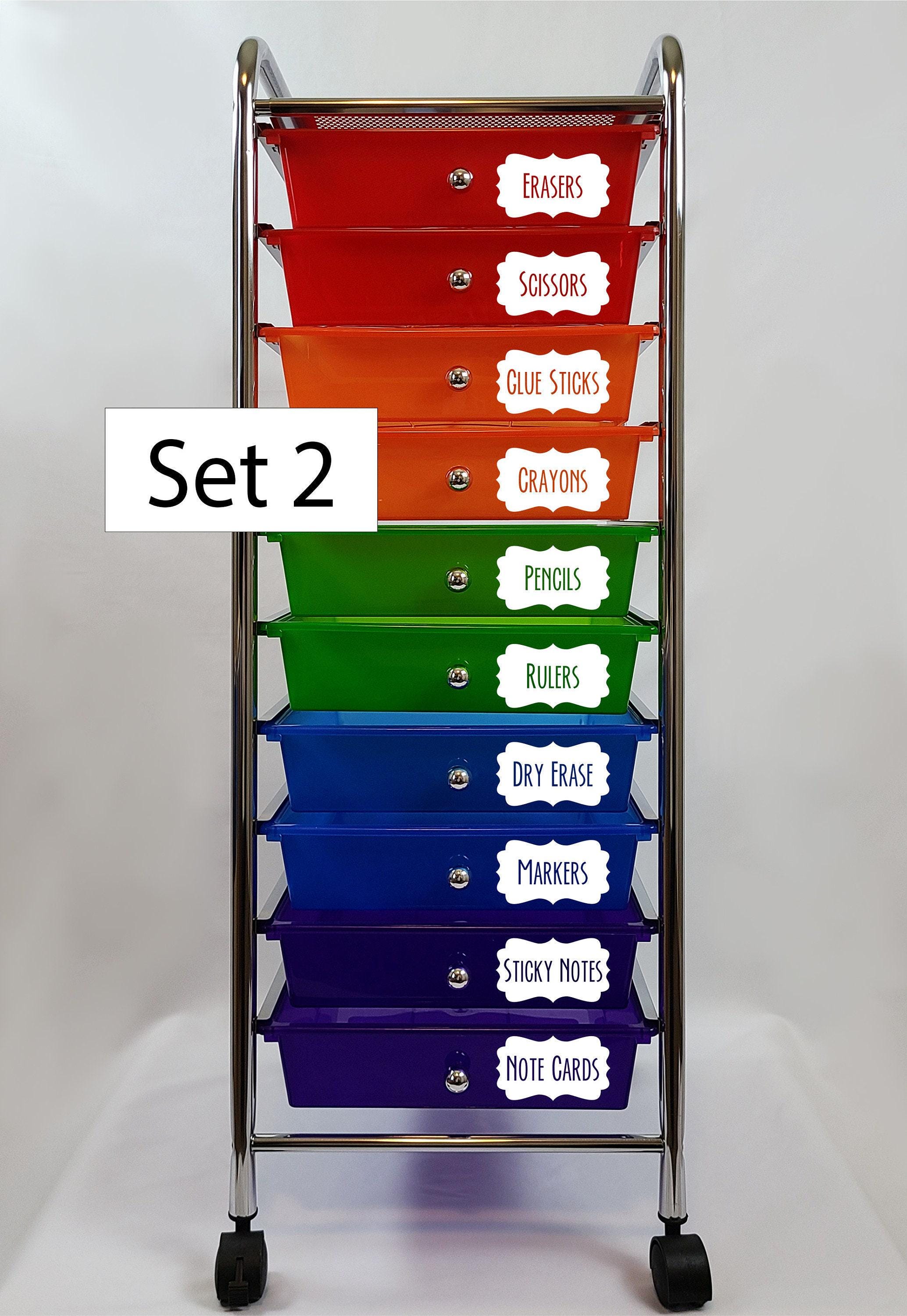 Drawer Labels, Classroom Organization, Teacher Decal, School Classroom ...