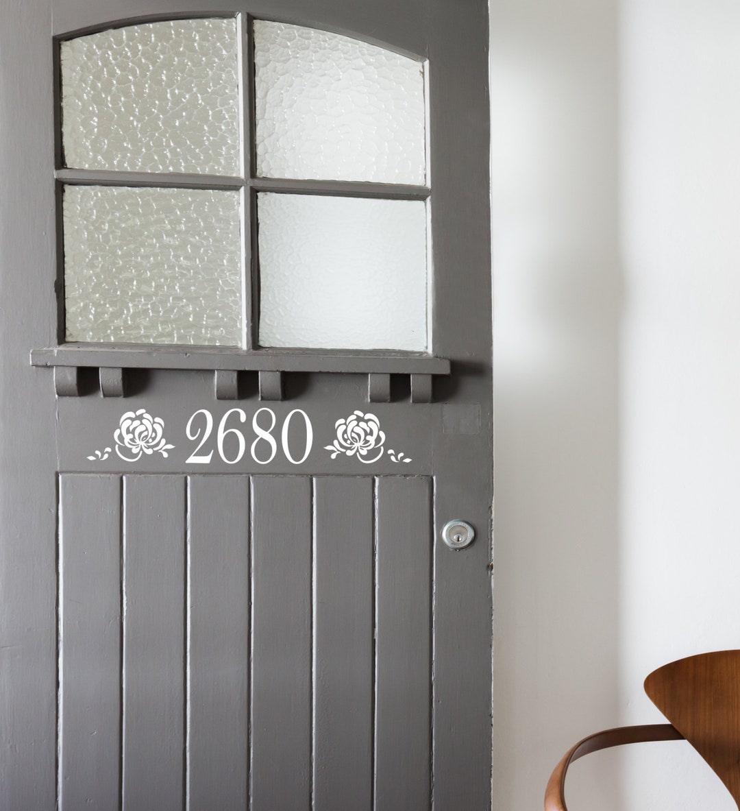 Home Address, Front Door, Front Door Decal, Home Address Decal, Address ...