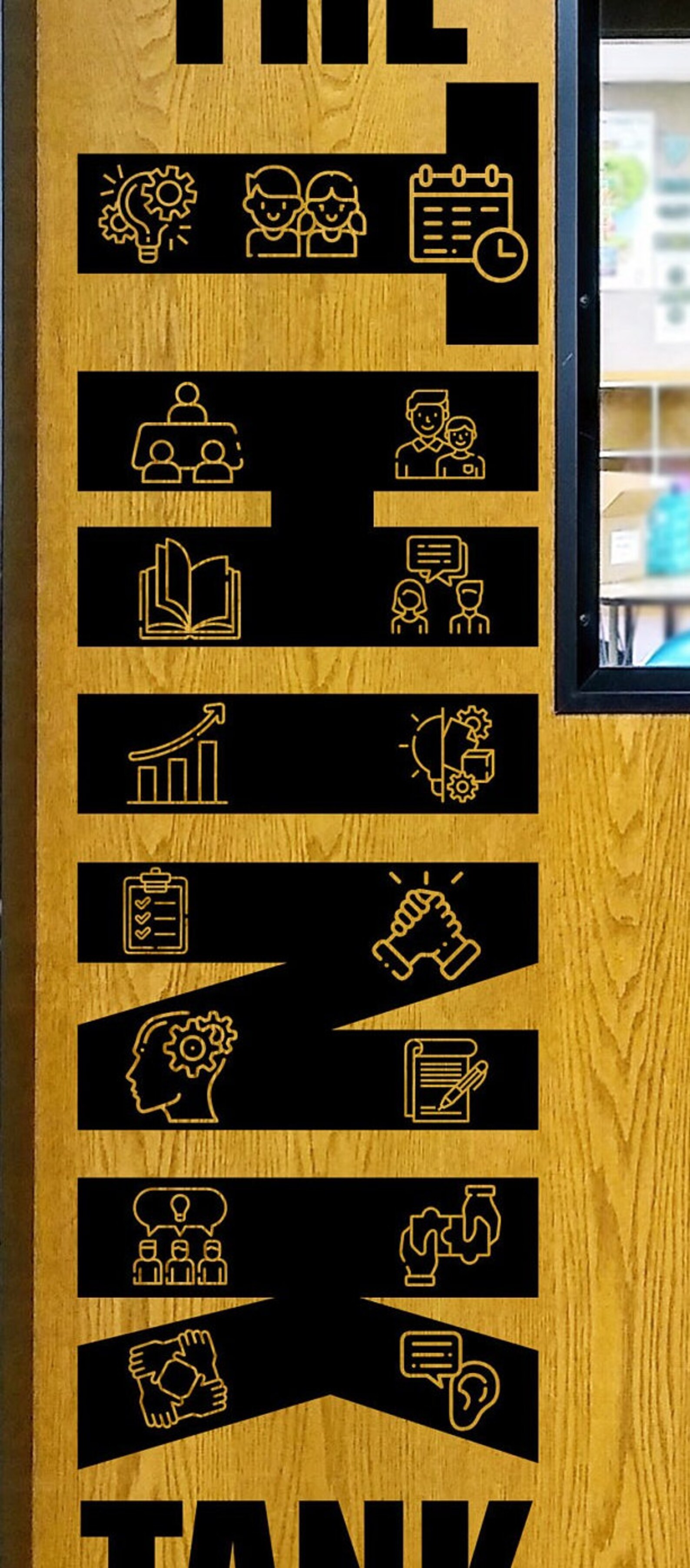 The Think Tank Teacher Decal School Classroom Classroom - Etsy