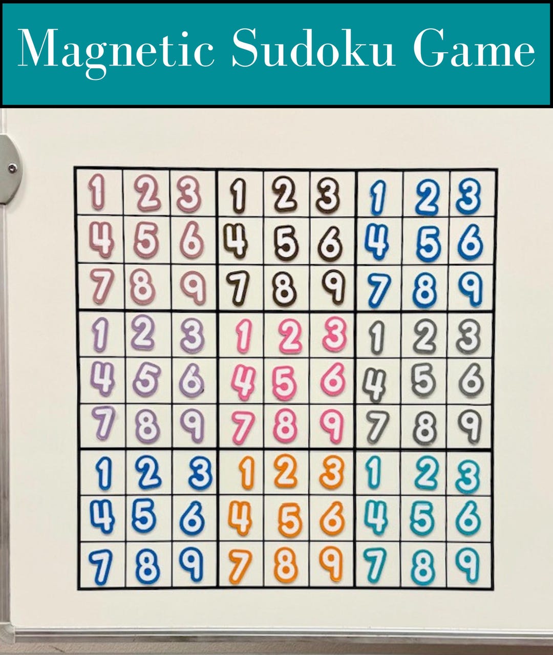 Sudoku Magnetic Game, White Board Game, Fast Finishers, Teacher Must ...