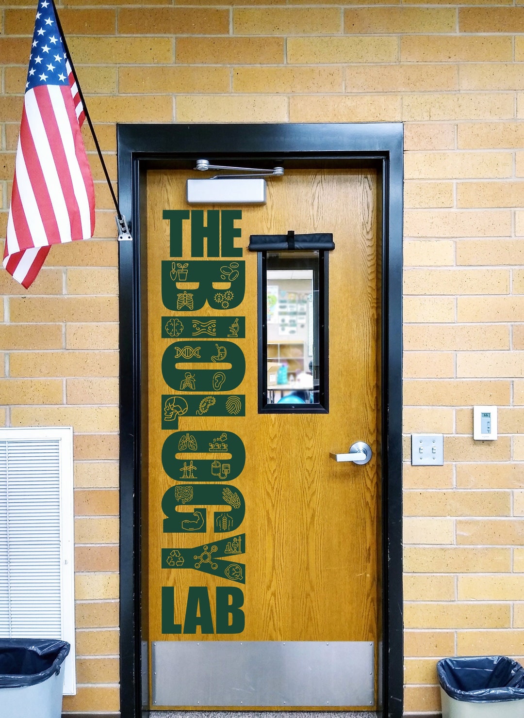 The BIOLOGY Lab, Teacher Decal, School Classroom, Vinyl Wall Decal ...