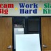 Dream Big, Work Hard, Stay Kind, Inspirational Quote, Classroom Decal ...