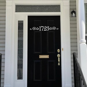 Home Address Front Door Front Door Decal Home Address - Etsy