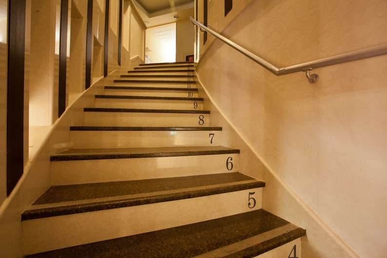 Number Stairs Stair Riser Decal Vinyl Words Home Decor - Etsy