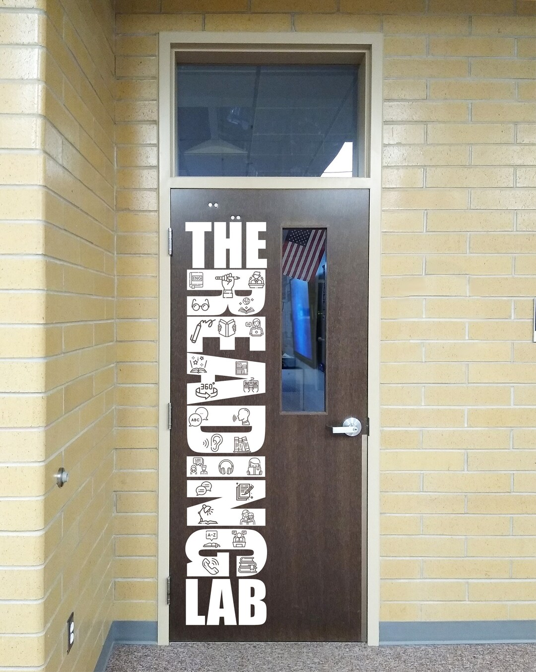 The Reading Lab, Teacher Decal, School Classroom, Classroom Wall Decal ...