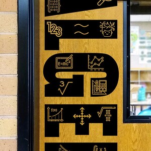 Algebra 1, Teacher Decal, School Classroom, Vinyl Wall Decal, Classroom ...