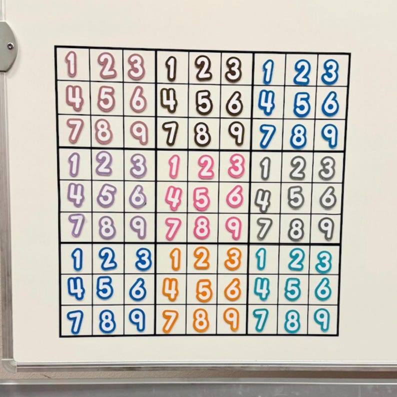 Sudoku Magnetic Game, White Board Game, Fast Finishers, Teacher Must ...