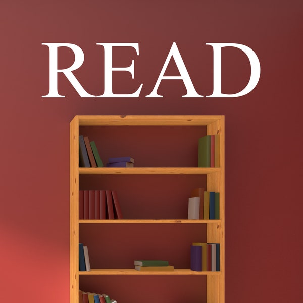Reading Wall Decals - Etsy
