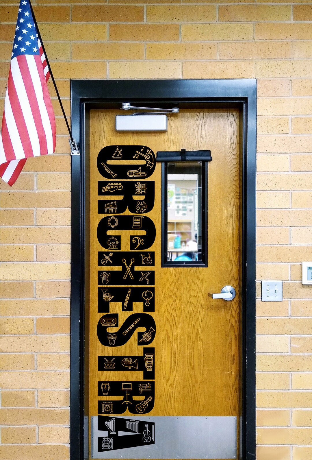 Orchestra, Full Orchestra, Teacher Decal, School Classroom, String ...