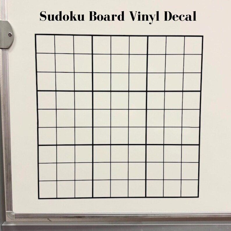 Sudoku Magnetic Game, White Board Game, Fast Finishers, Teacher Must ...