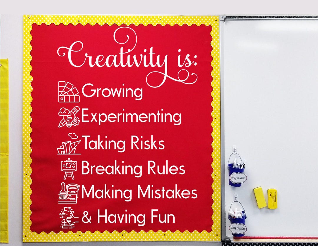 Creativity is Growing, Experimenting, Taking Risks, Breaking Rules ...