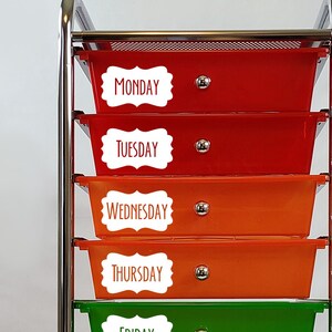 Drawer Labels, Classroom Organization, Teacher Decal, School Classroom ...