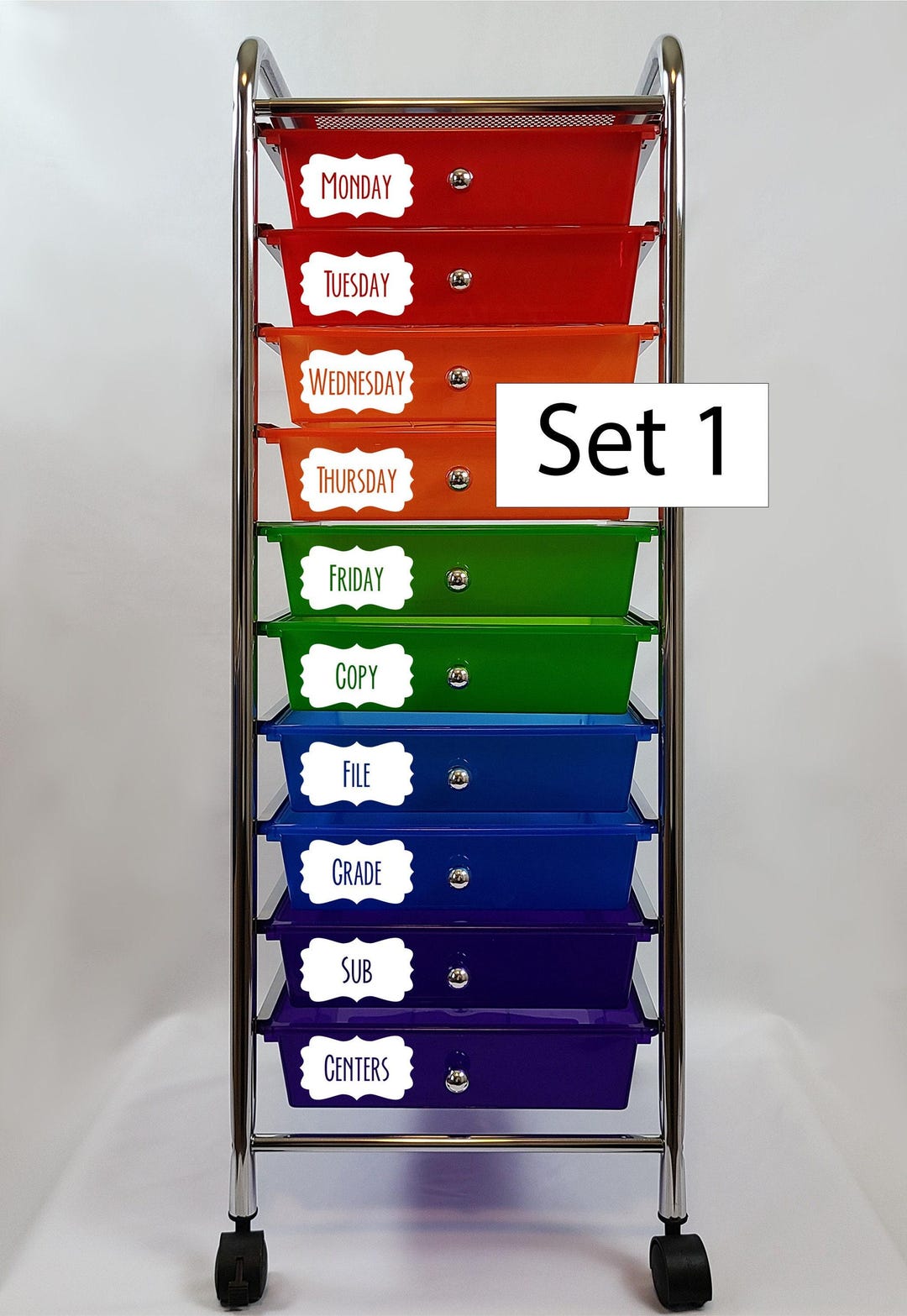 Drawer Labels, Classroom Organization, Teacher Decal, School Classroom ...