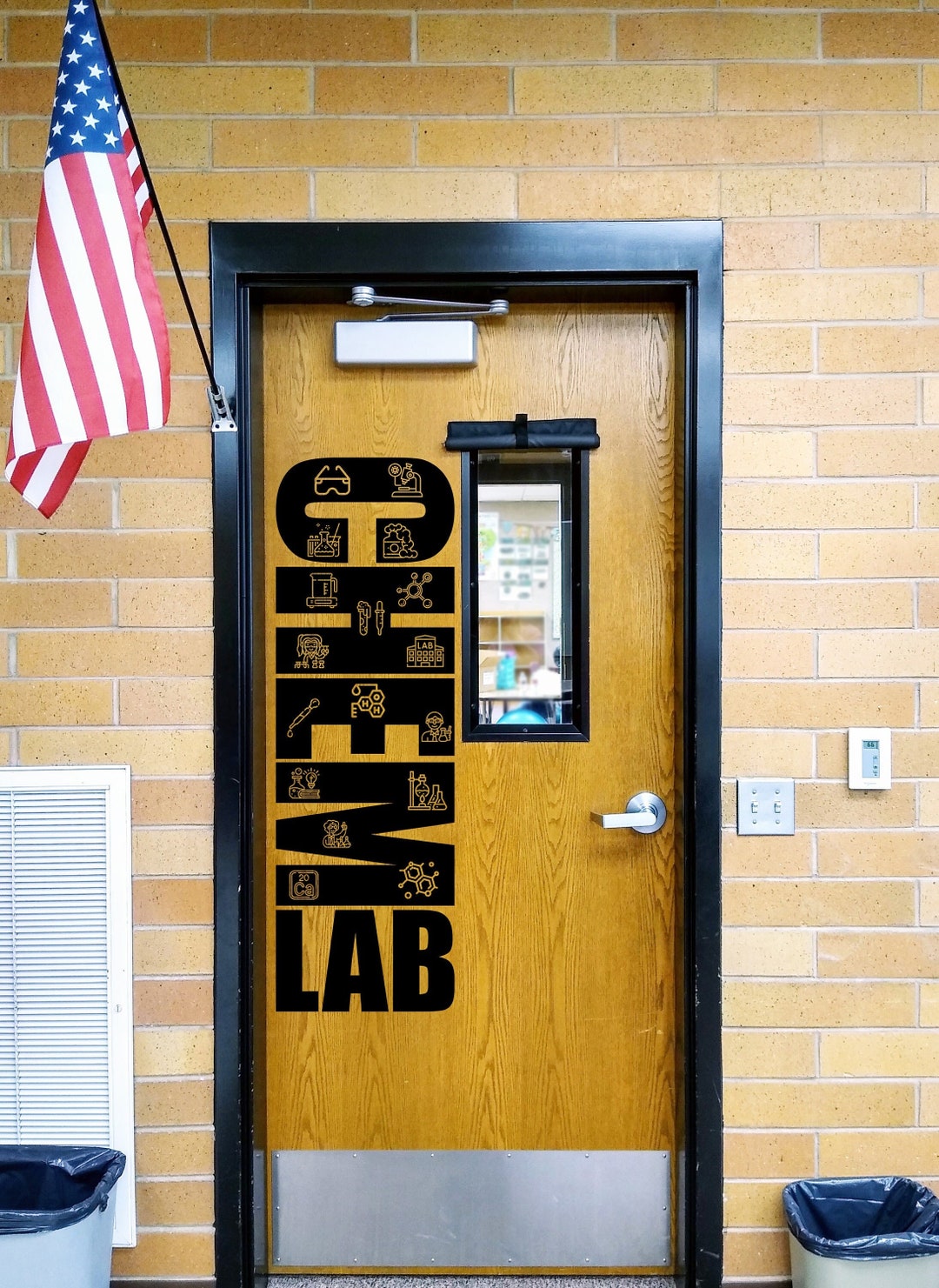 CHEM Lab, Teacher Decal, School Classroom, Vinyl Wall Decal, Classroom ...