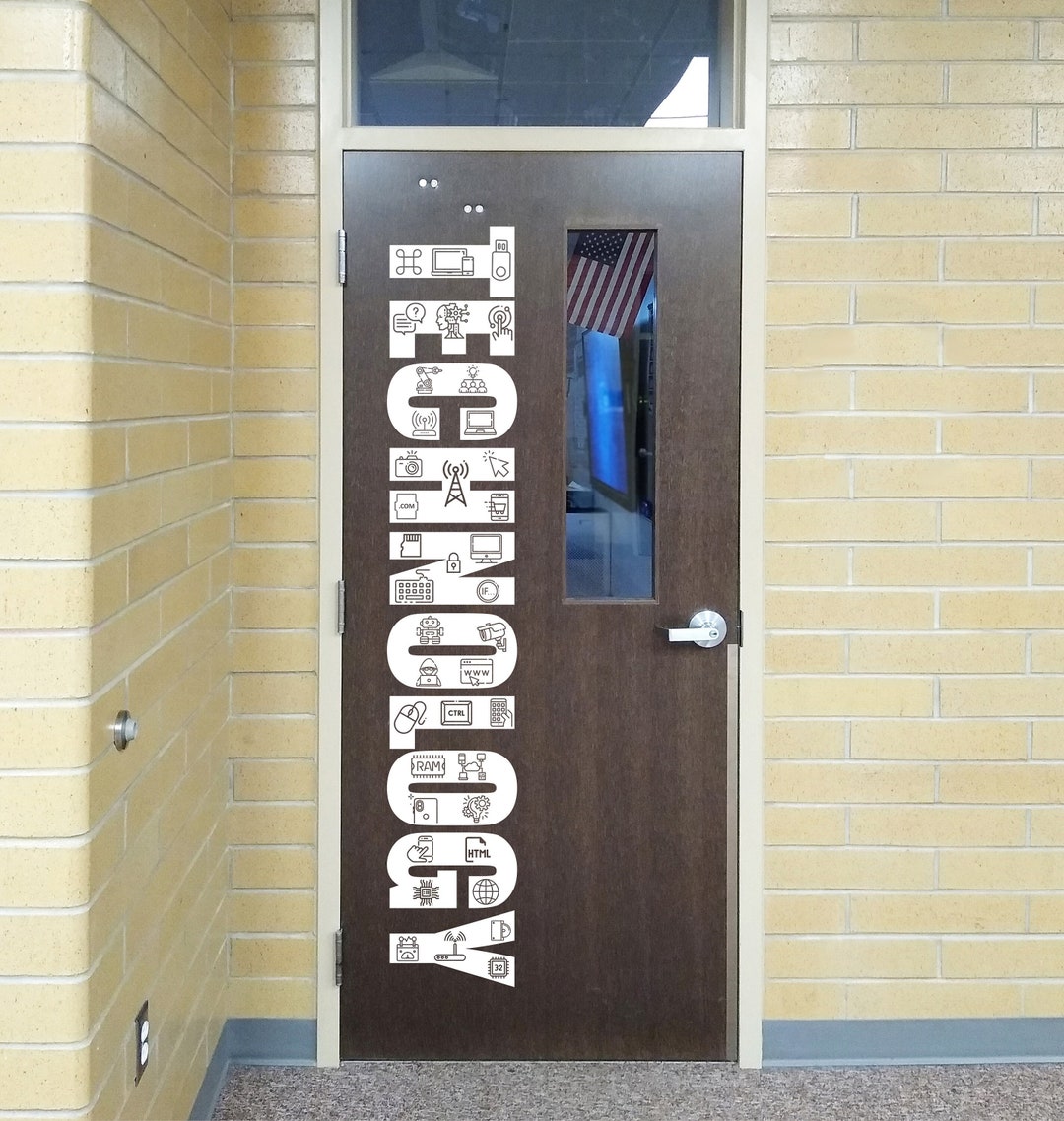 Technology Lab, Teacher Decal, Vinyl Wall Decal, Classroom Wall Decal ...