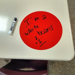 Dry Erase Circle, Dry Erase Desk, Classroom Decal, Teacher Decal, Dry ...