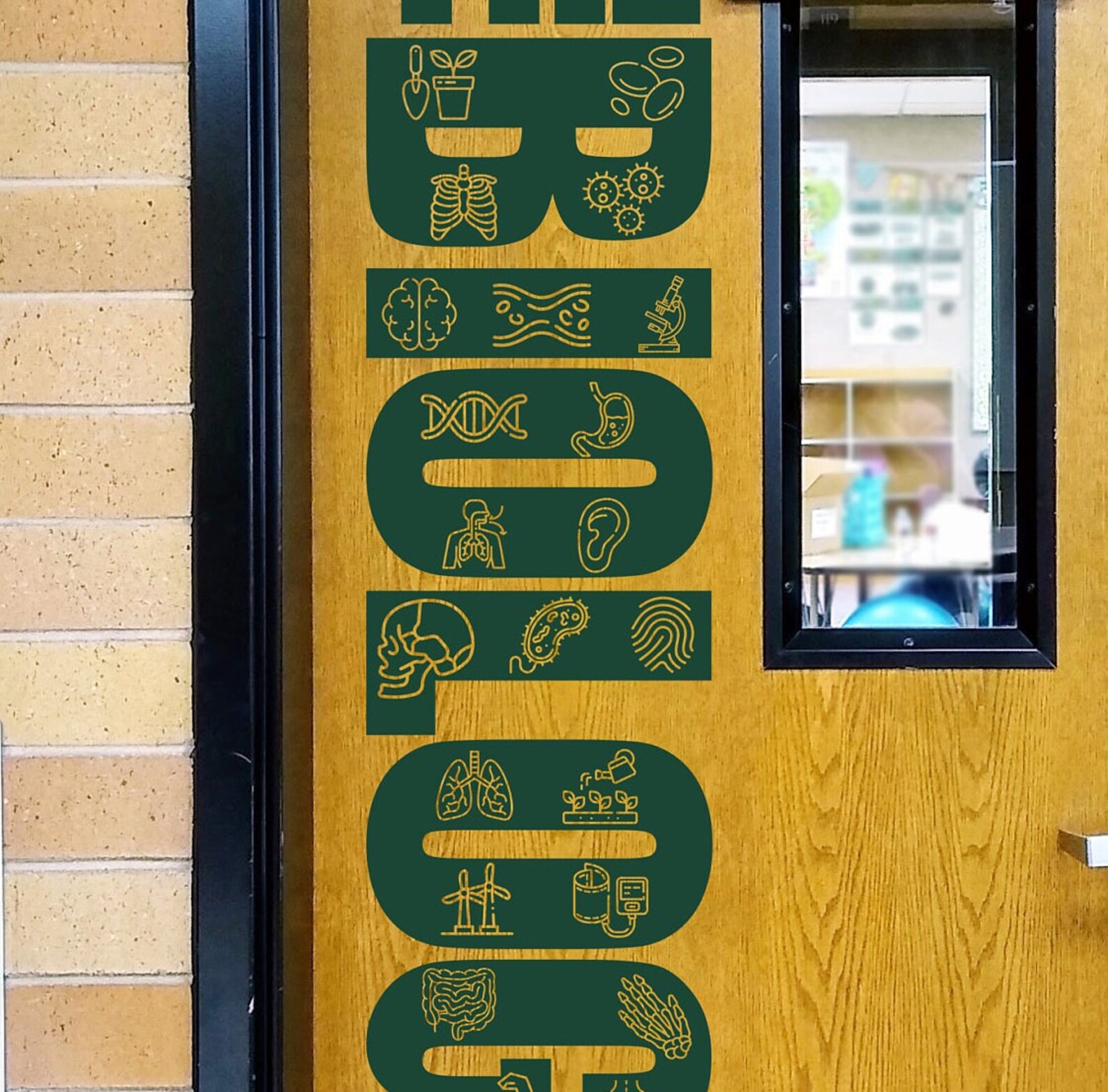The BIOLOGY Lab Teacher Decal School Classroom Vinyl Wall - Etsy