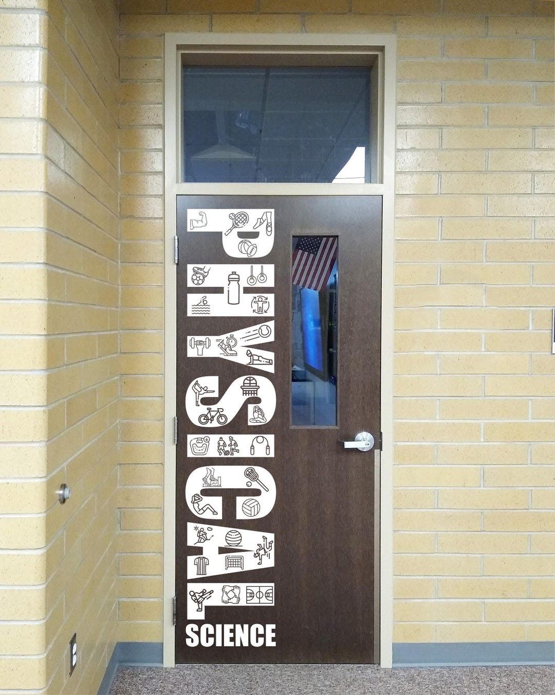 Physical Science, Teacher Decal, School Classroom, Vinyl Wall Decal ...