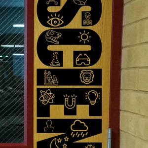 Science Lab Door Decal | Vinyl Classroom Sign for Teachers | STEM ...