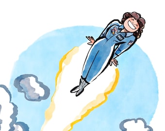Sally Ride Art Print - Etsy