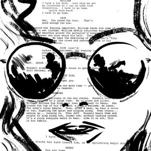 Almost Famous Screenplay Portrait - Etsy