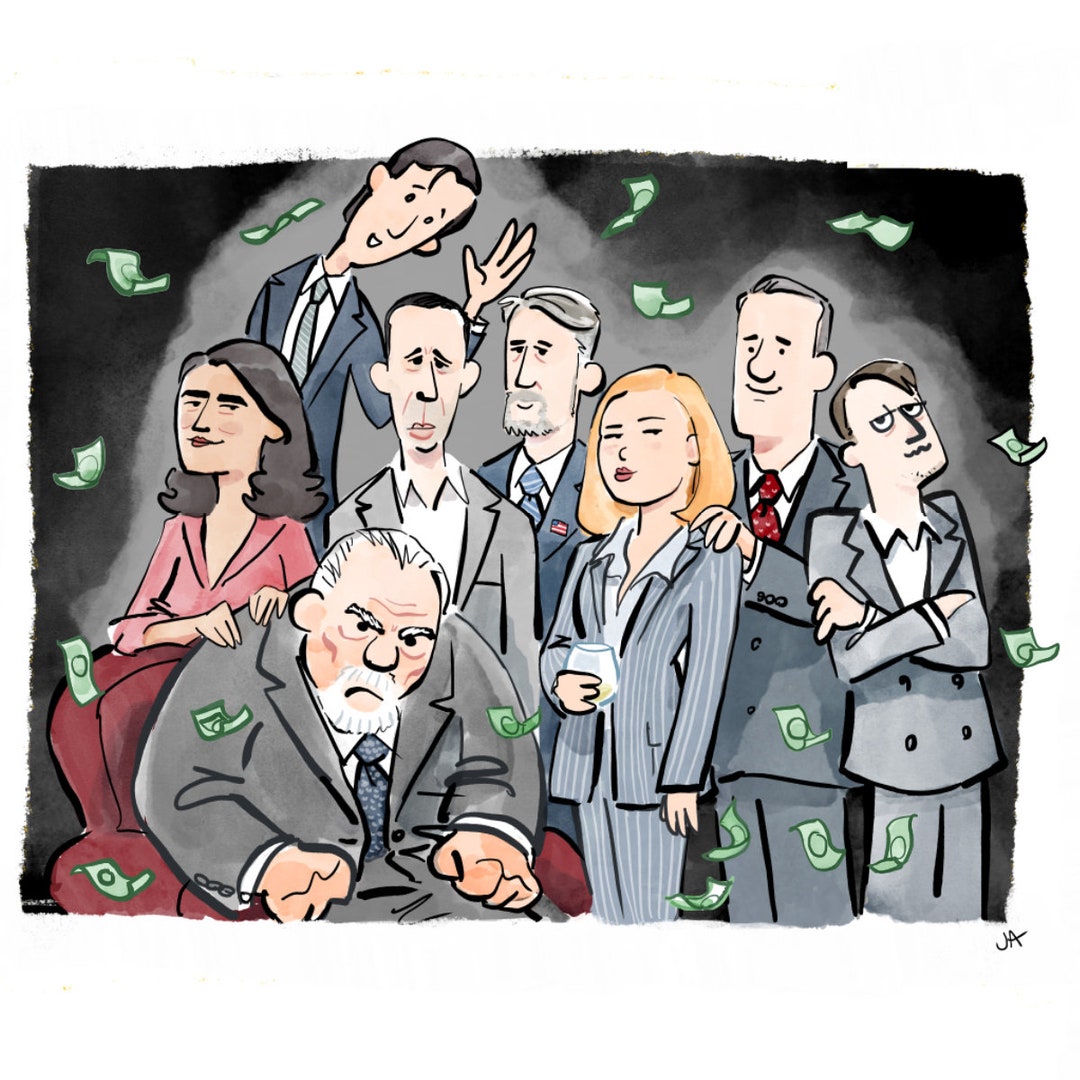 Succession - the Roy Family Portrait Art Print - Etsy