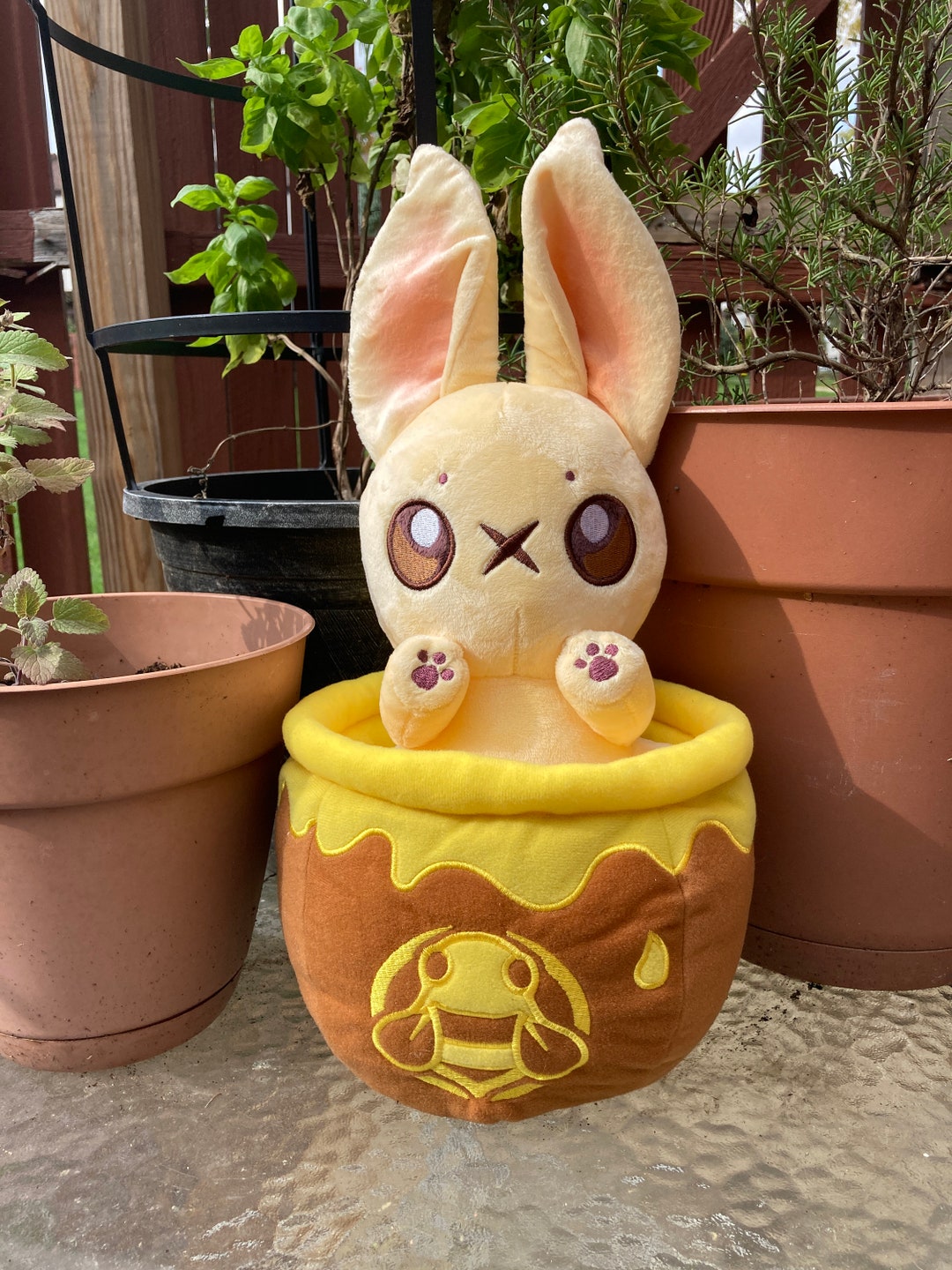 Honey Bunny Plush - Etsy