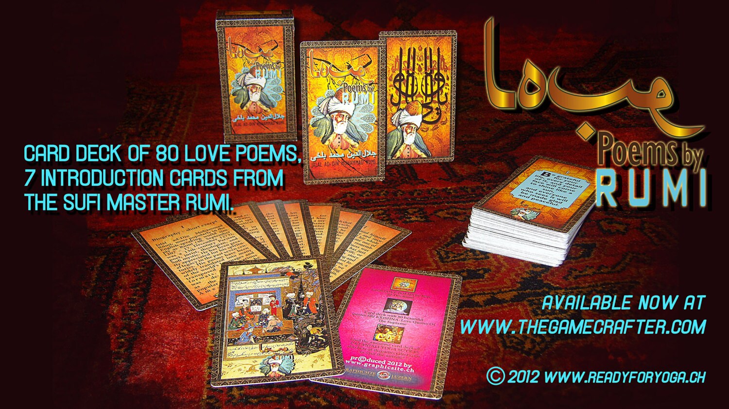 Love Poems by RUMI CARD DECK - Etsy