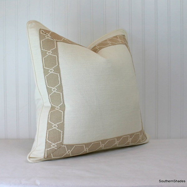 Trim Tape Pillow - Etsy