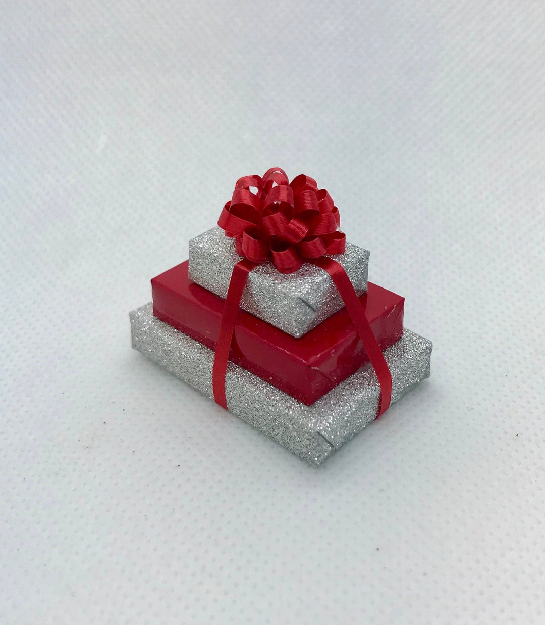 Tripple Stack Sparkly Red - Etsy