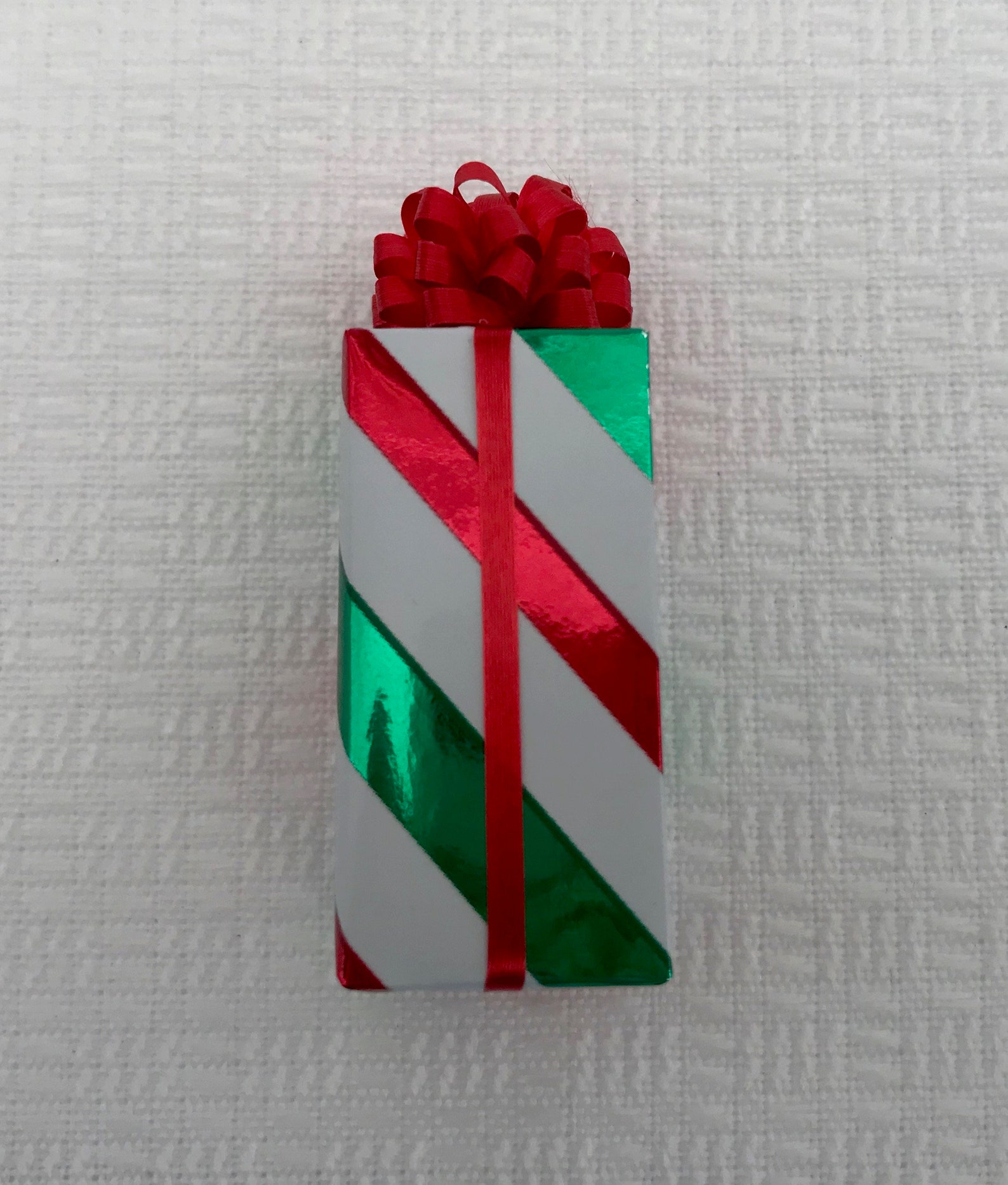 Tall or Short Candy Cane Stripe Package - Etsy