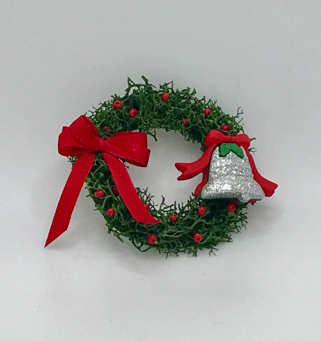Silver Bell Wreath - Etsy