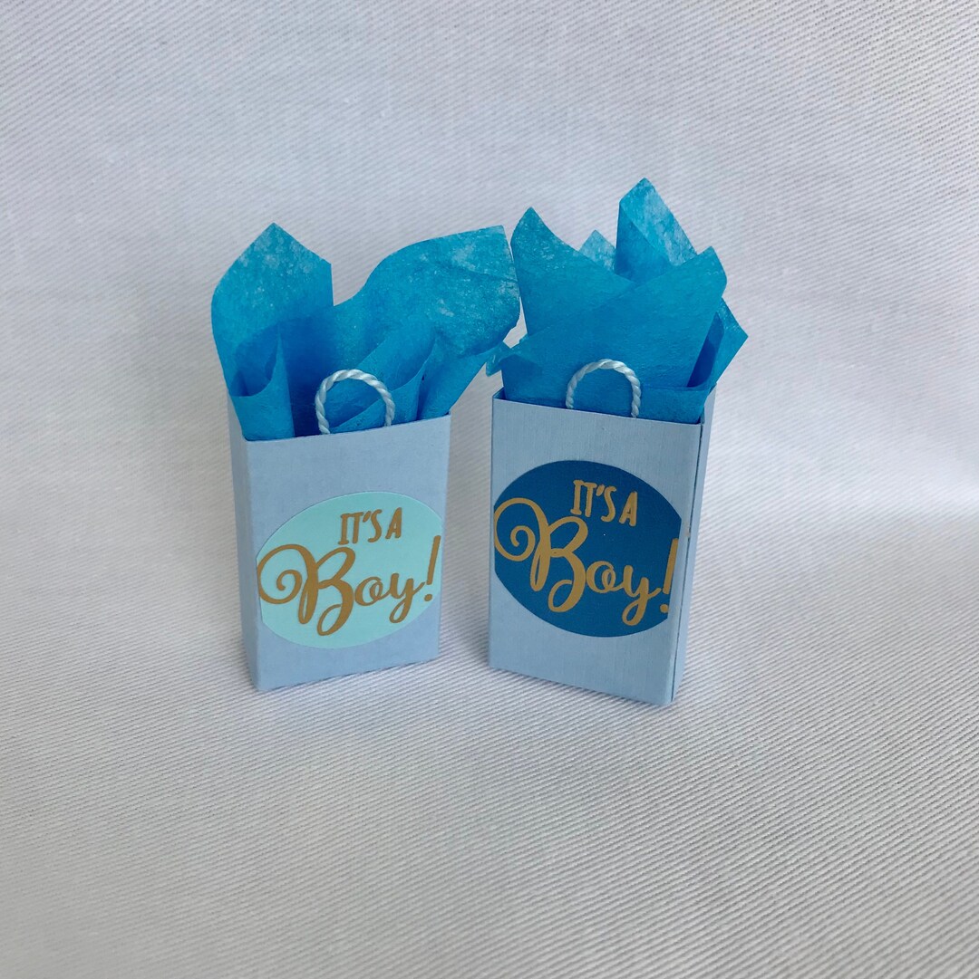 It's A Boy Miniature Gift Bag - Etsy