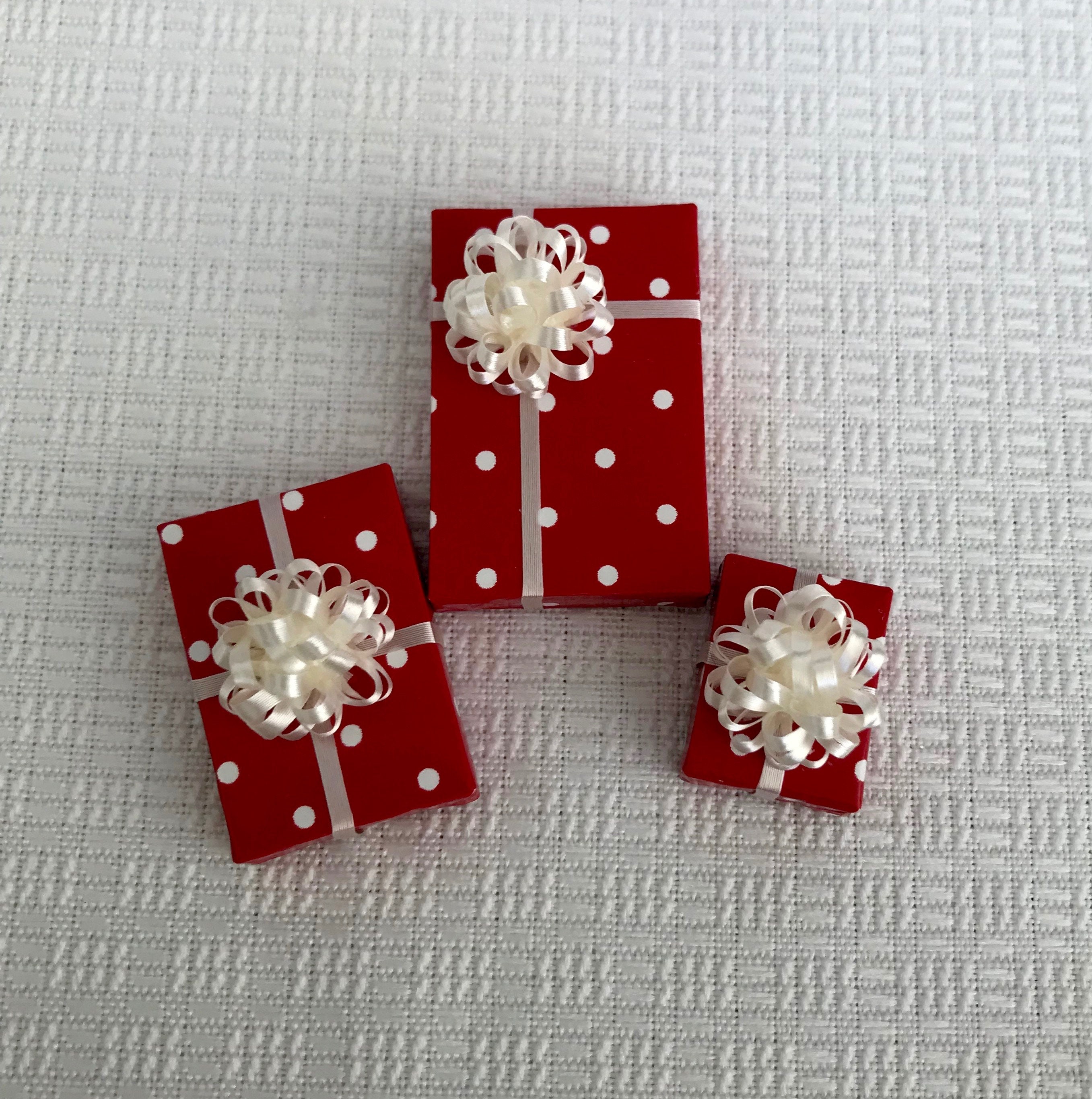 Lipstick Red W White Dots Packages - Etsy