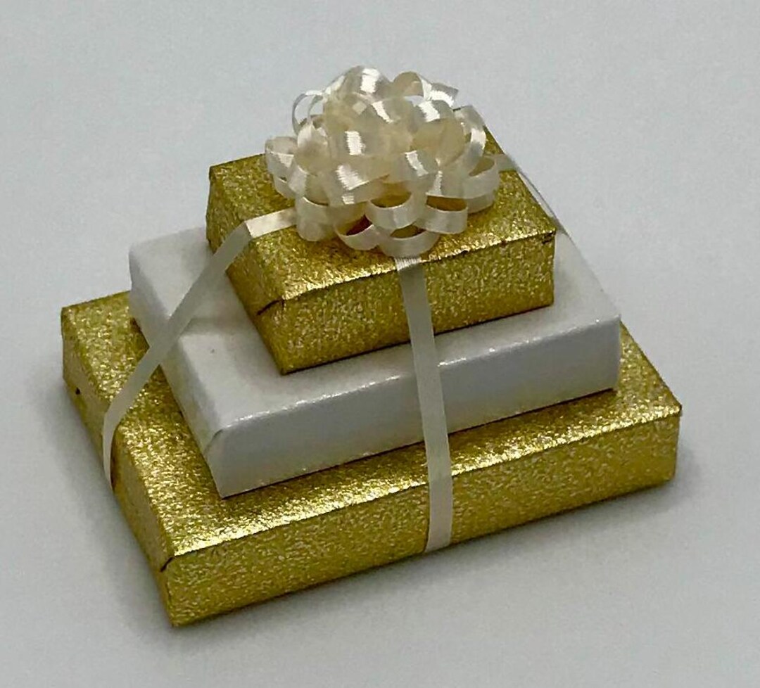 Tripple Stack Gold N White - Etsy