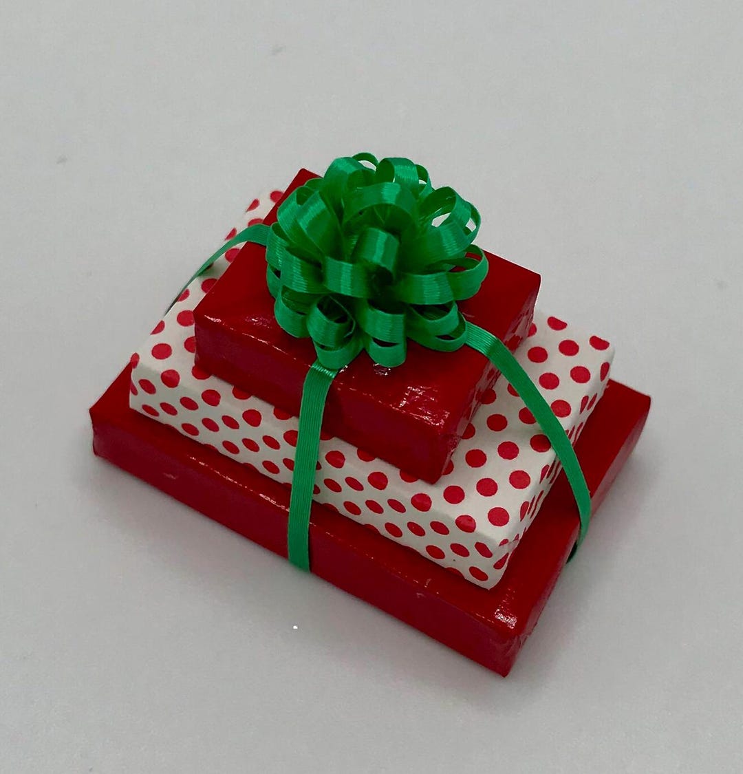 Tripple Stack Polka Dots and Red Package - Etsy