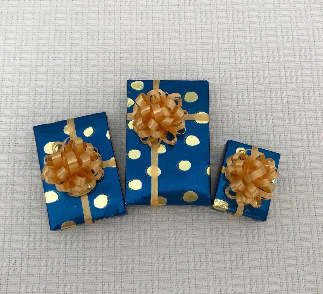 Gold Dots on Midnight Blue Foil Gifts - Etsy