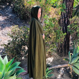 Large Green Hooded Cape, Cloak, Hunter Green - Etsy