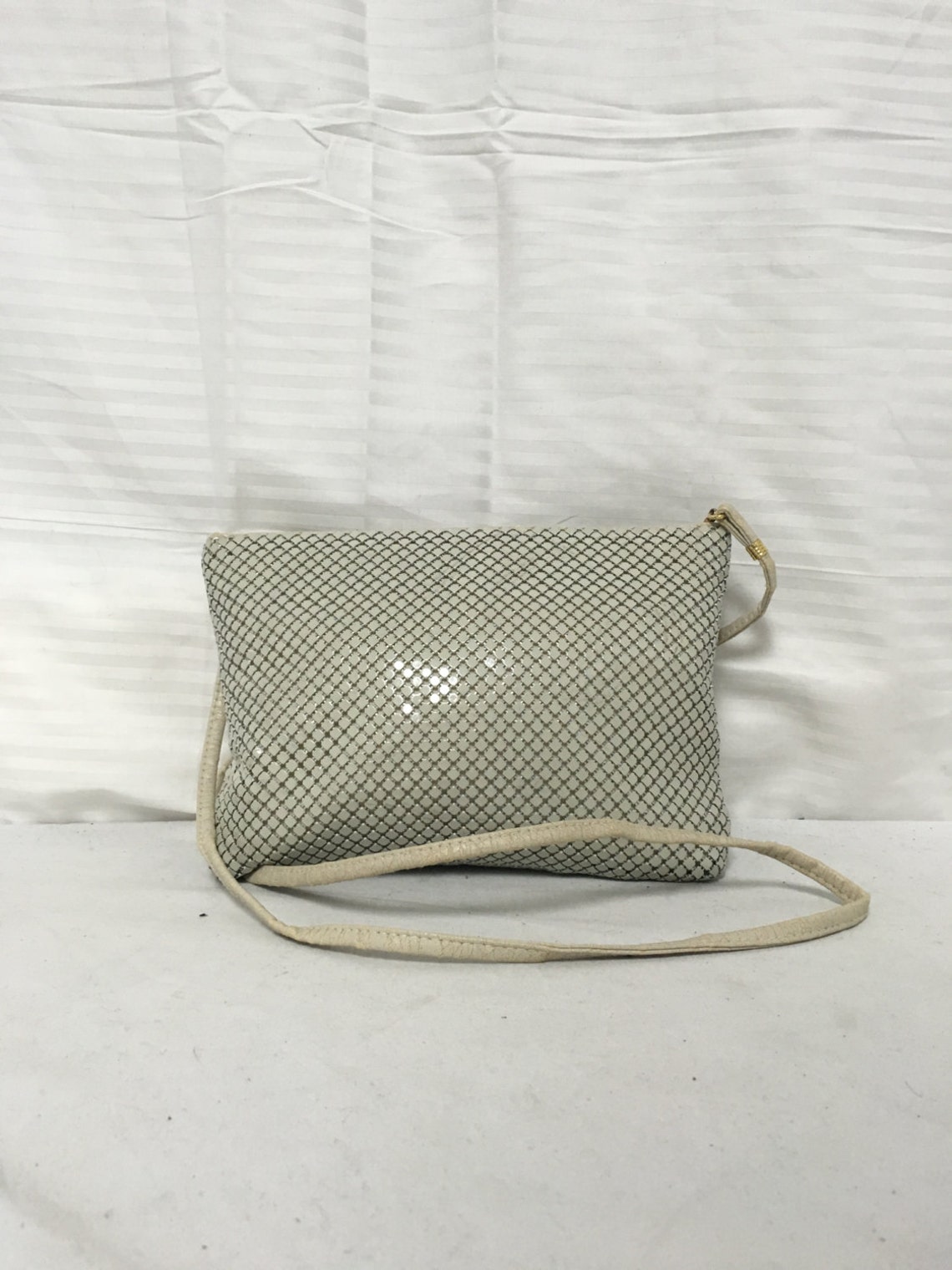 Metal Mesh Purse Tan Shoulder Bag Clutch - Etsy