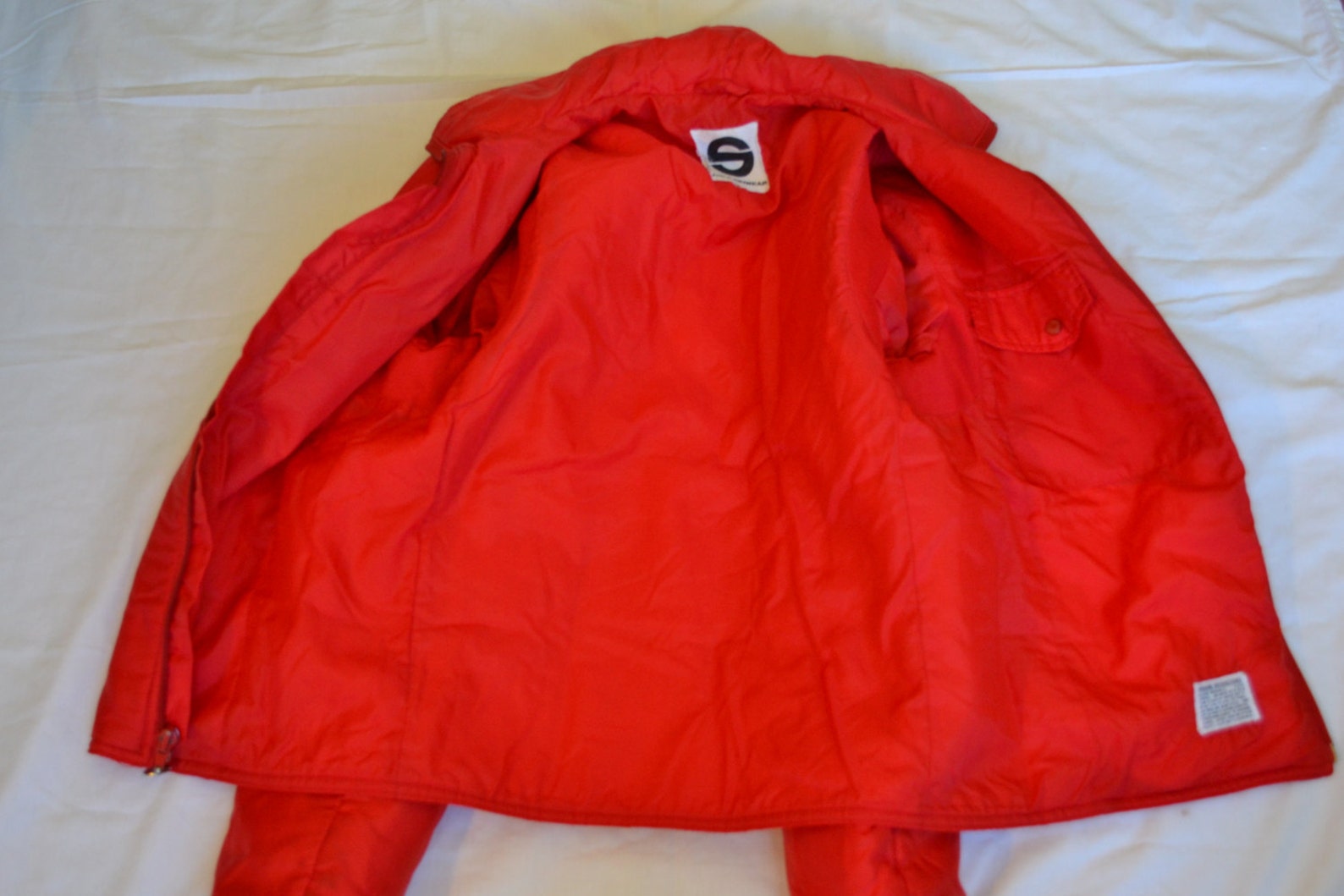 Saska jacket ski jacketSkiwear Mint Condition Red Ski | Etsy