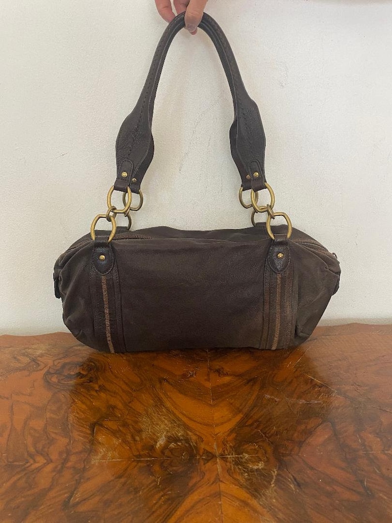 Sigrid Olsen Brown Leather Purse Bag Shoulder Bag - Etsy
