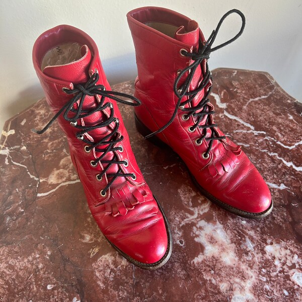 Justin Roper Boots - Etsy
